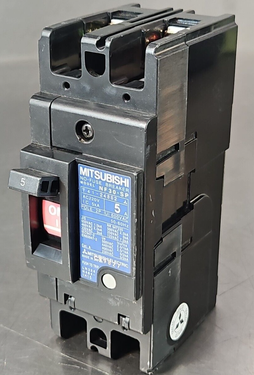 Mitsubishi Electric NF30-SP 5A 2-Pole No-Fuse Breaker loc4B10 – Palmetto Automation Inc.