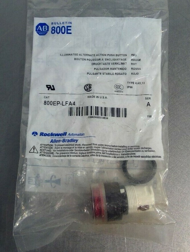 Allen-Bradley 800EP-LFA4 Series A Illuminated Alternate Action Push Bu – Palmetto Automation Inc.