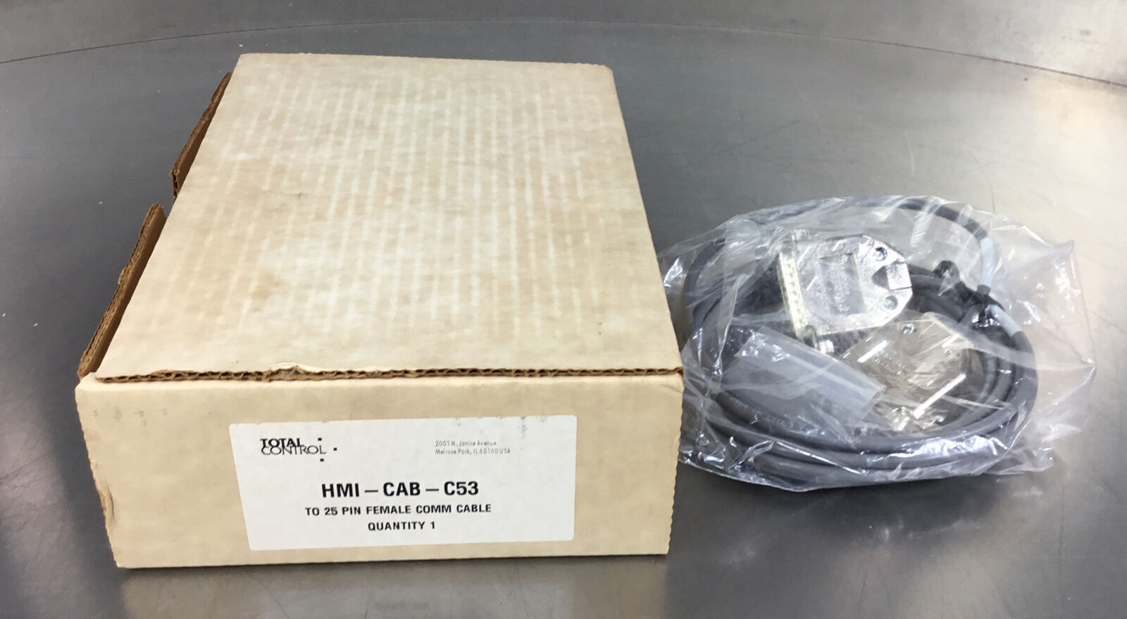 TOTAL CONTROL HMI-CAB-C53-E CABLE to 25-PIN FEMALE COMM 5B-1 – Palmetto Automation Inc.
