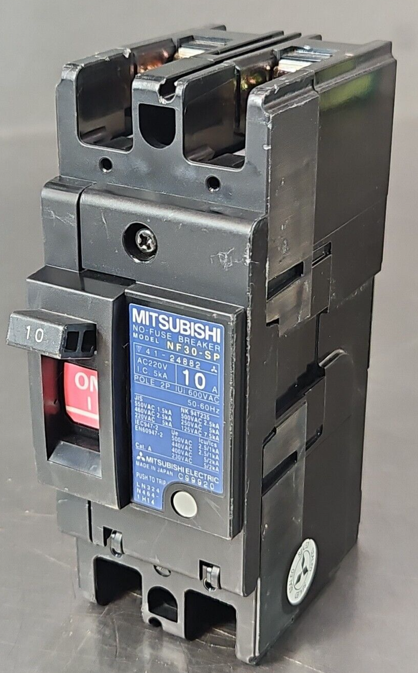Mitsubishi NF30-SP 10A No-Fuse Breaker 2 Pole loc4B11 – Palmetto Automation Inc.