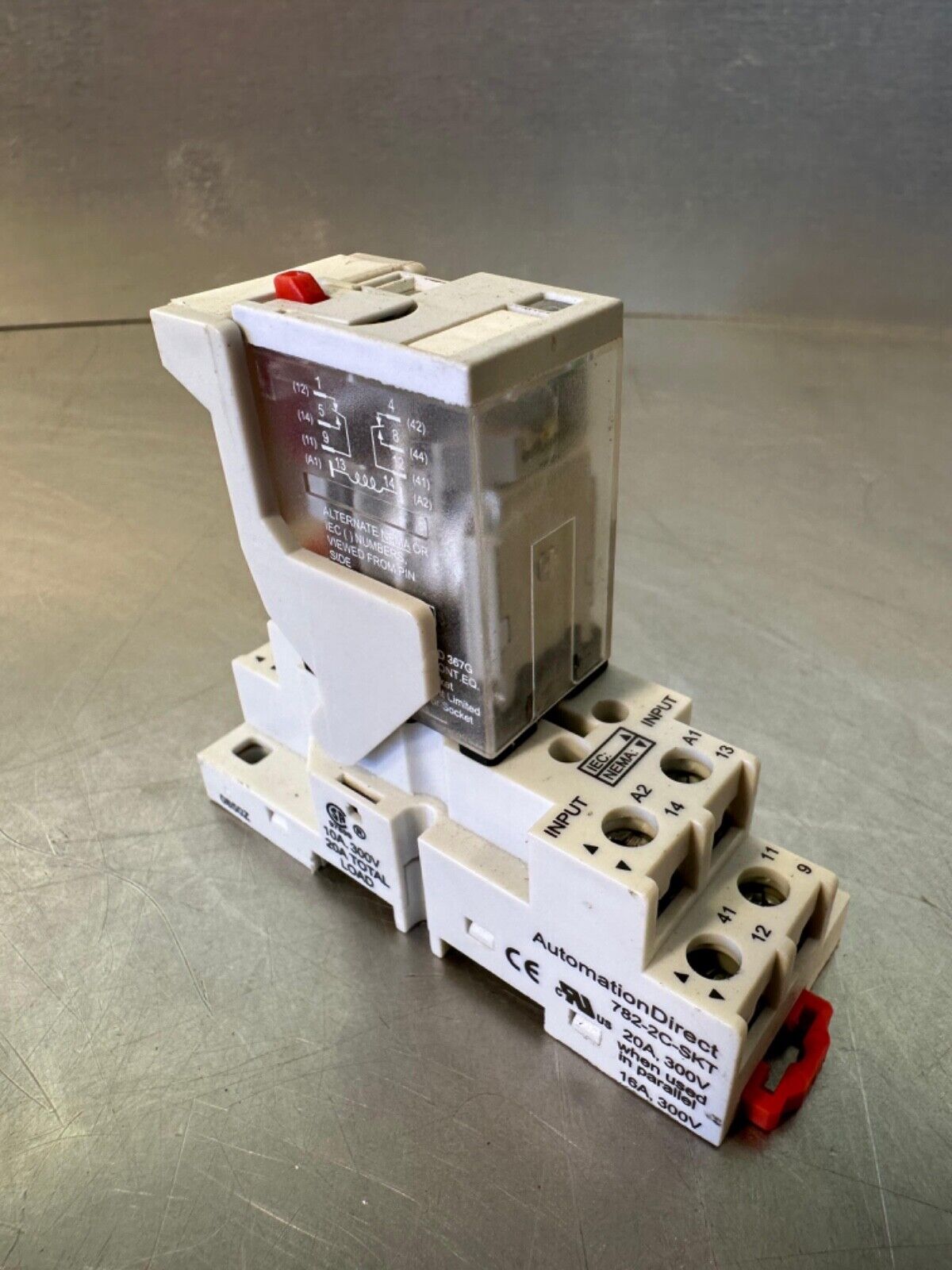 Automation Direct 782-2C-120A Coil 120VAC w/AD 782-2C-SKT Base (4D-40) – Palmetto Automation Inc.