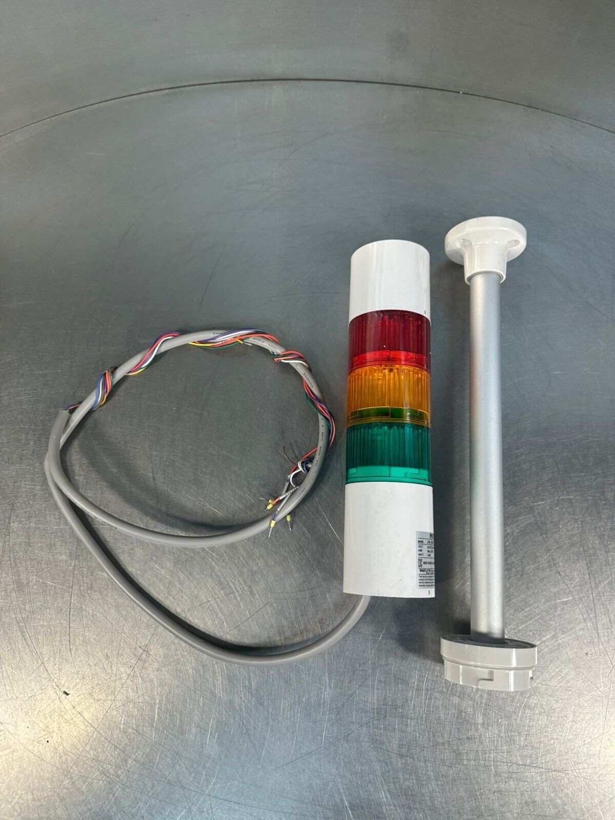 Patlite LR6-_02PJB SIGNAL TOWER LIGHT 24V DC Class2 LR602PJB (6D-7) – Palmetto Automation Inc.