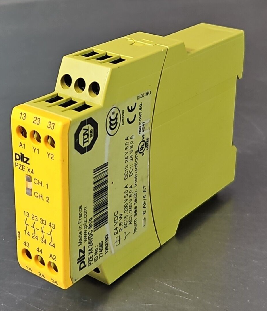 Pilz PZE X4 24VDC 4n/o Contact Expander Module 774585 loc4A12 – Palmetto Automation Inc.