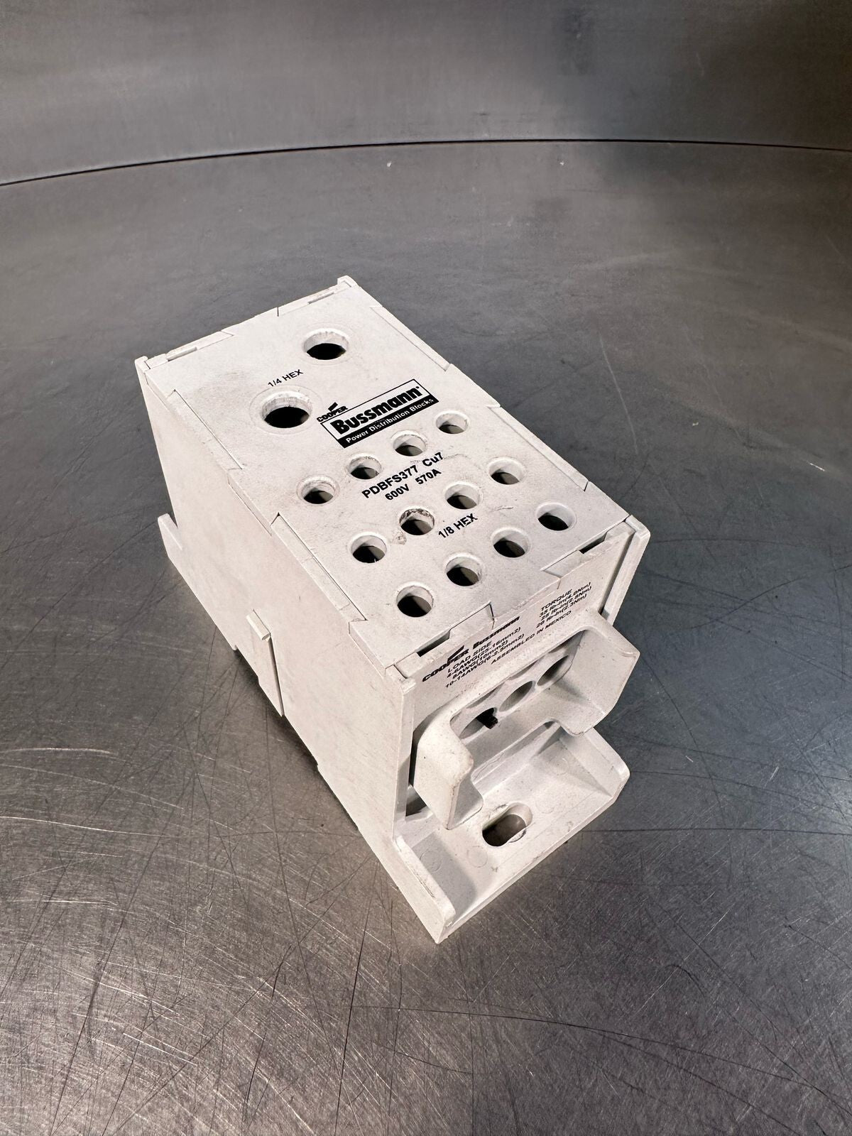 Cooper Bussmann PDBFS377 Power Distribution Block 600V 570A (5.3.5) – Palmetto Automation Inc.