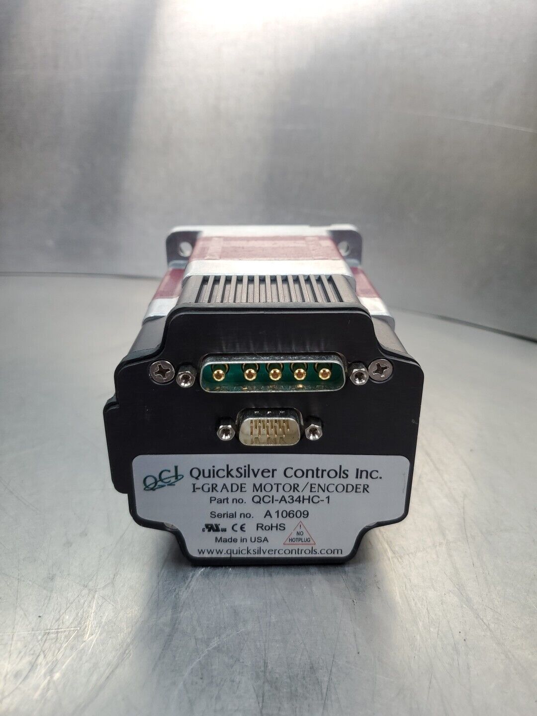 QuickSilver Controls QCI-A34HC-1 I-GRADE Motor/Encoder. 1E – Palmetto Automation Inc.