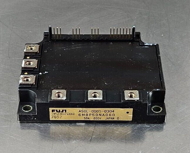 Fuji A50L-0001-0304 (6MBP50NA060) IGBT Power Module. Loc 3D-22 – Palmetto Automation Inc.