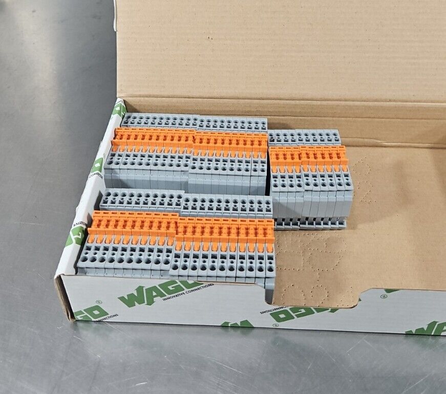 WAGO 280-870 Conductor Through Terminal Block - Lot of 52. Loc3D-15 – Palmetto Automation Inc.