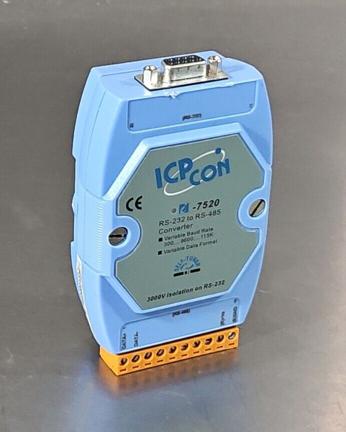 ICP CON I-7520 Converter - RS 232 To RS 485, Variable Rate Module 3B-2 – Palmetto Automation Inc.