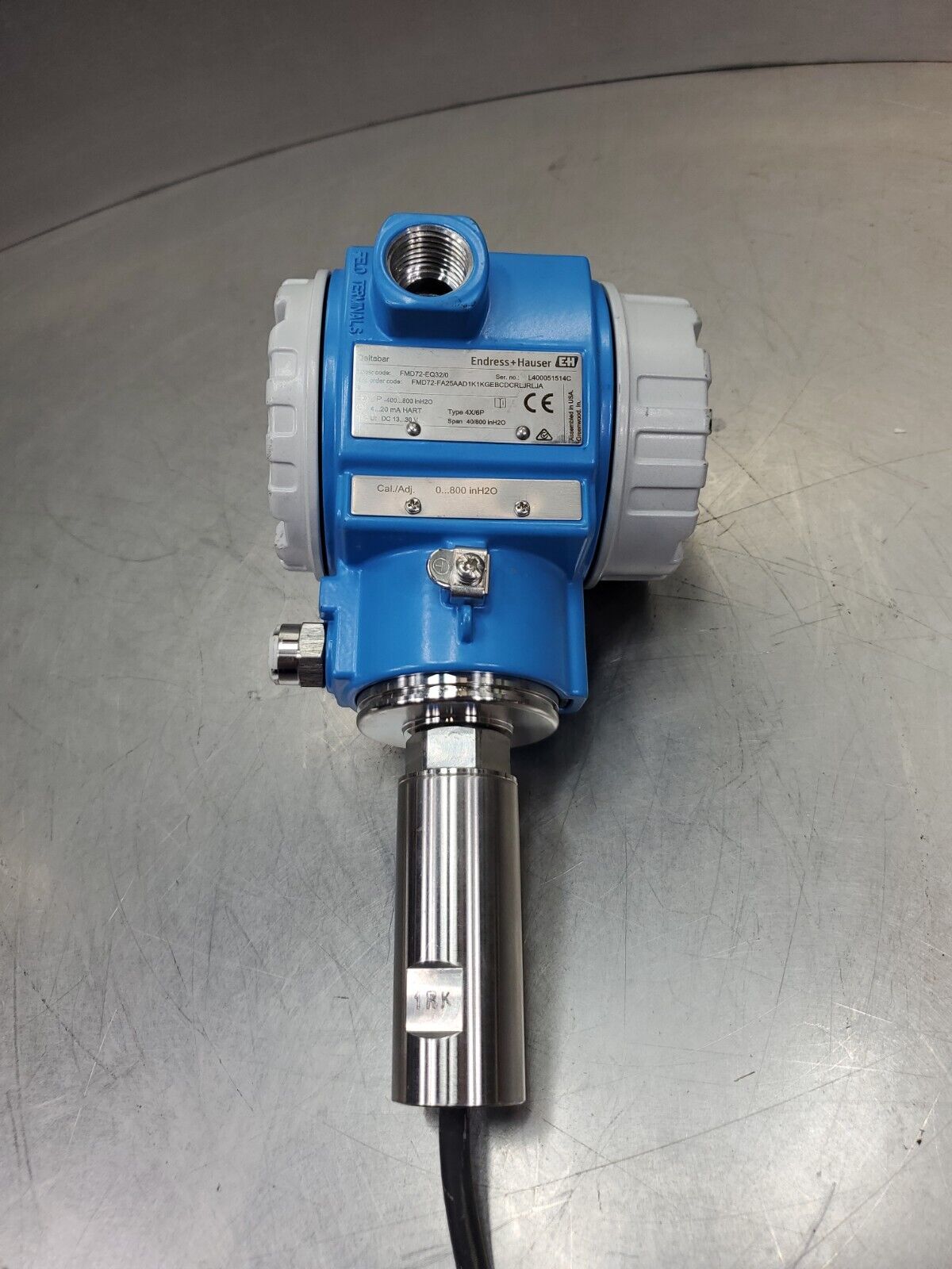 Endress+Hauser Deltabar FMD72-EQ32/0 13...30V Digital Valve. 6D-20 – Palmetto Automation Inc.
