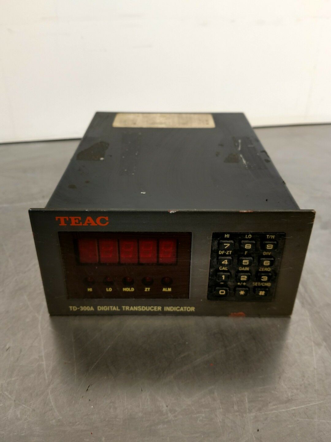 TEAC TD-300A DIGITAL TRANSDUCER INDICATOR TD300A AC100V 3 INPUTS BIN#5 – Palmetto Automation Inc.