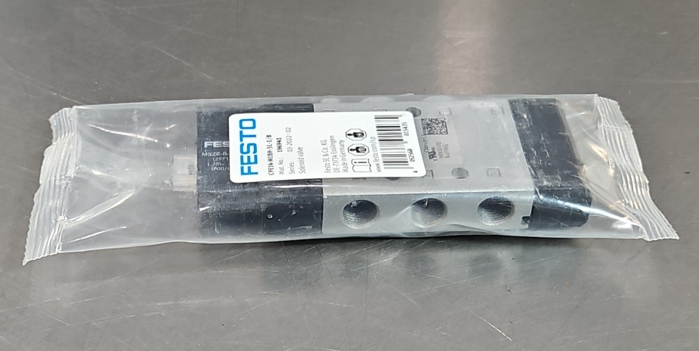 Festo CPE14-M1BH-5L-1/8 196941 Solenoid Valve Loc6C8 – Palmetto ...