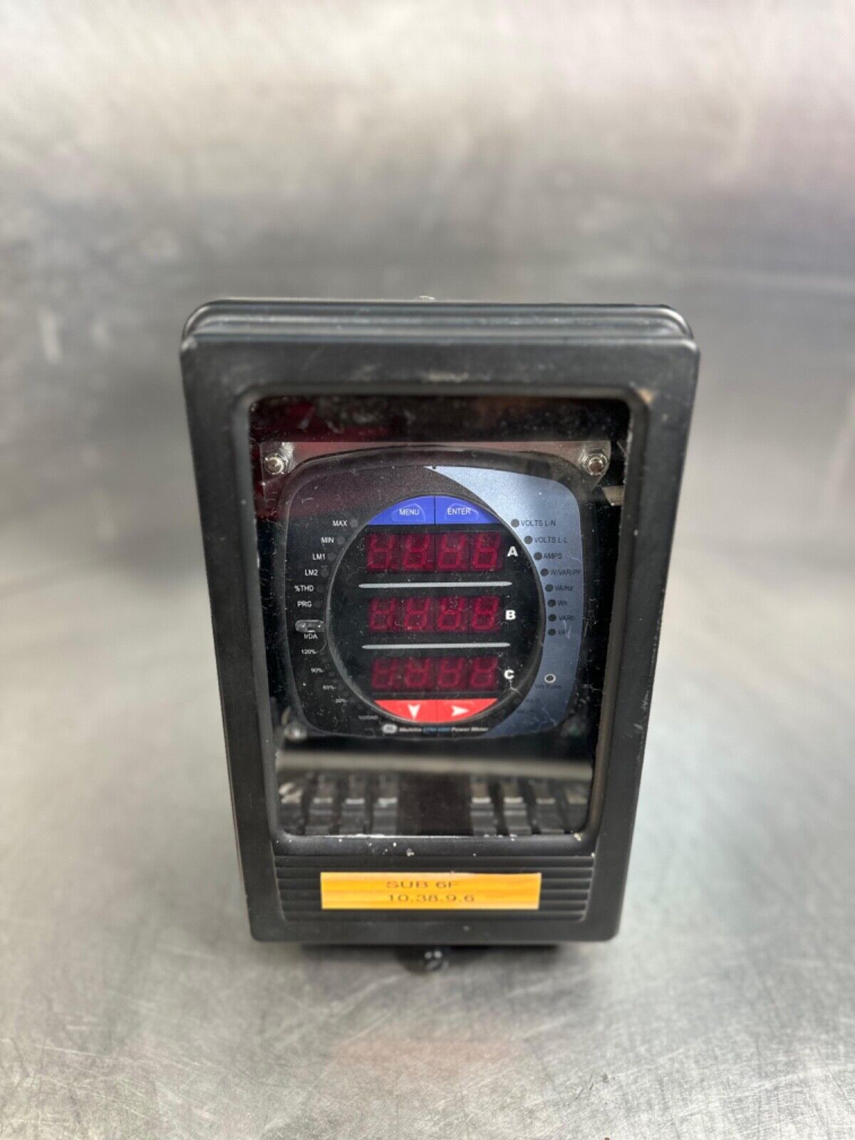 GE Multilin EPM 6000 Multifunction Power Meter PL600065ATH (2F-1 ...