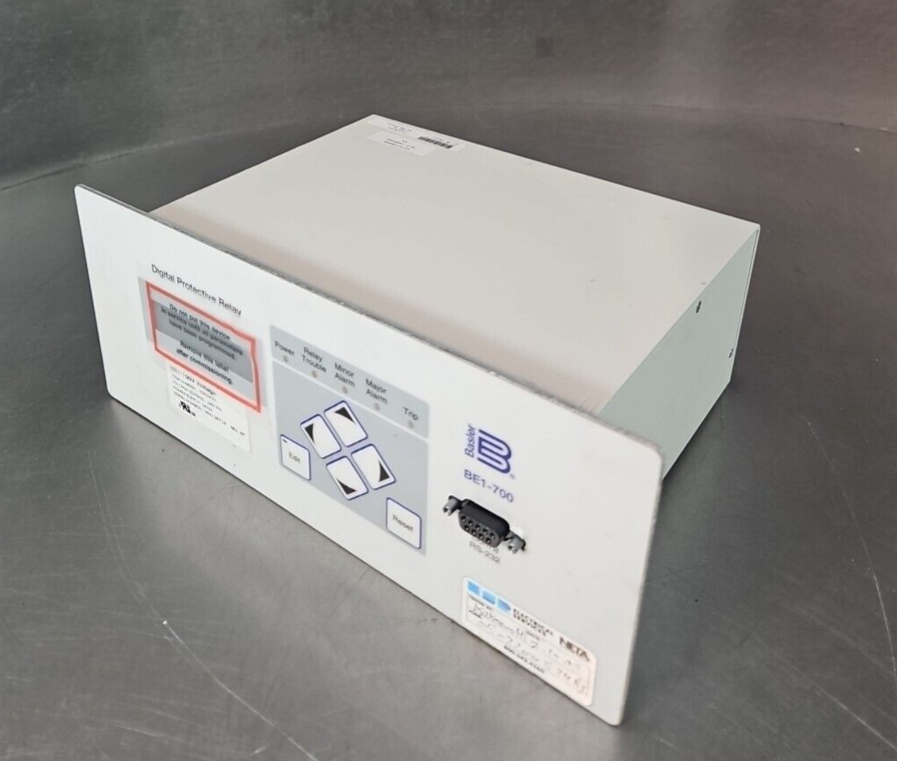 Basler Electric BE1-700 Digital Protective Relay (BIN311) – Palmetto ...