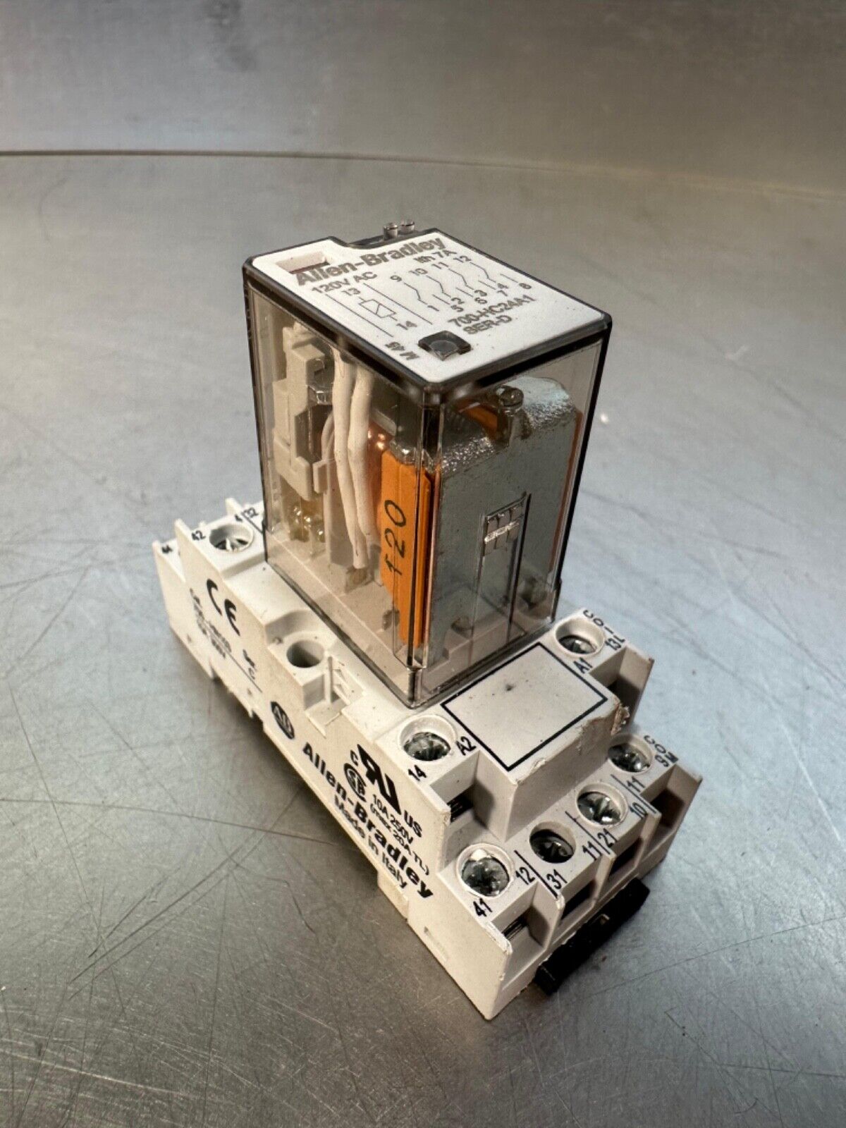 Allen Bradley 700-HC24A1 Relay w/ 700-HN103 Base (4D-24) – Palmetto ...