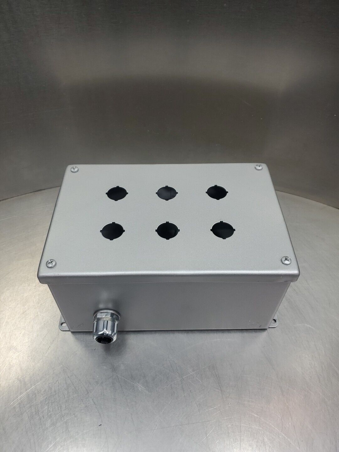 HOFFMAN E6PBXM Steel Electrical Enclosure, 6-Switch Mount. 4B-32 ...