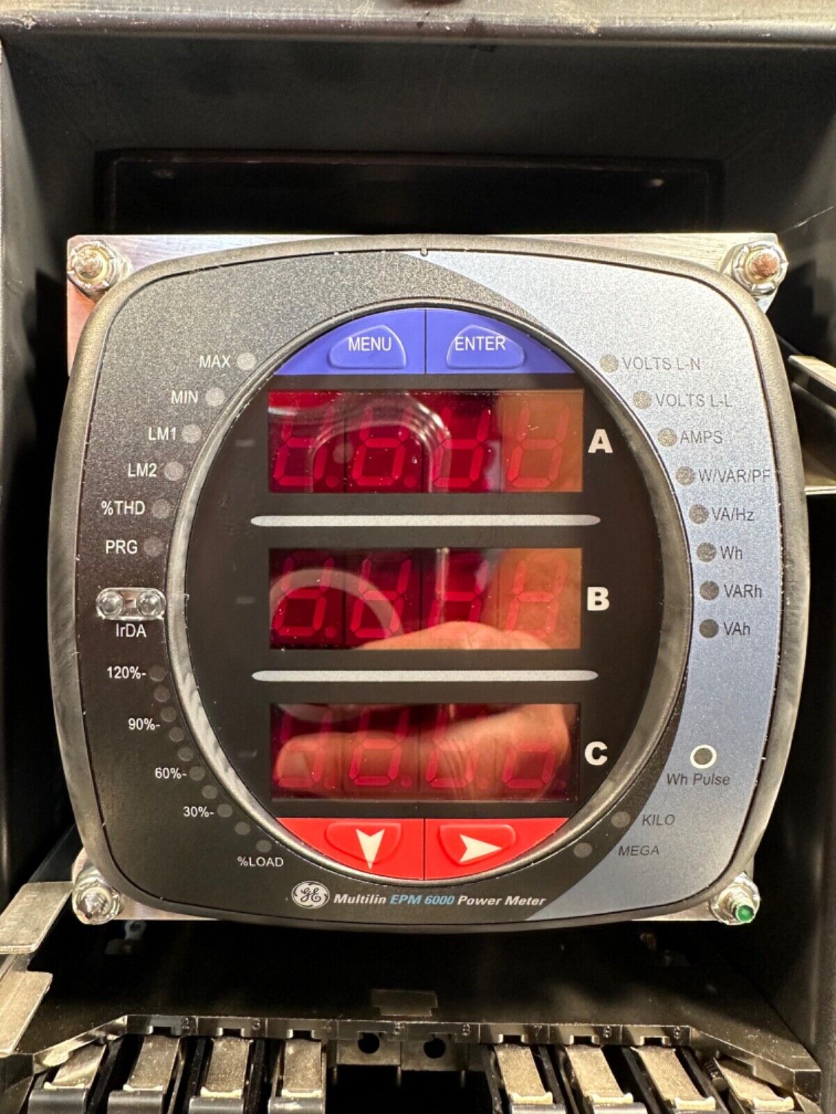 GE Multilin EPM 6000 Multifunction Power Meter PL600065ATH (2F-1 ...