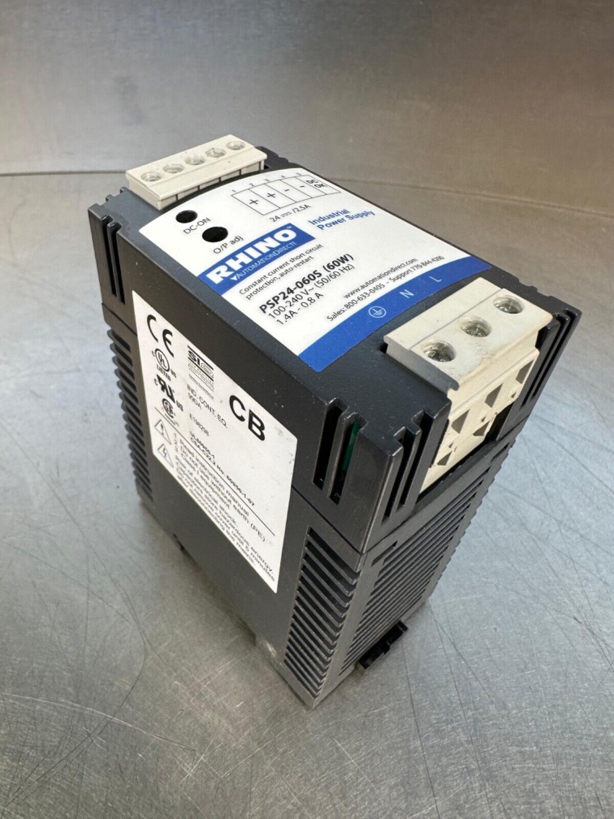 Rhino Automation Direct PSP24-060S 60W (4E-32) – Palmetto Automation Inc.