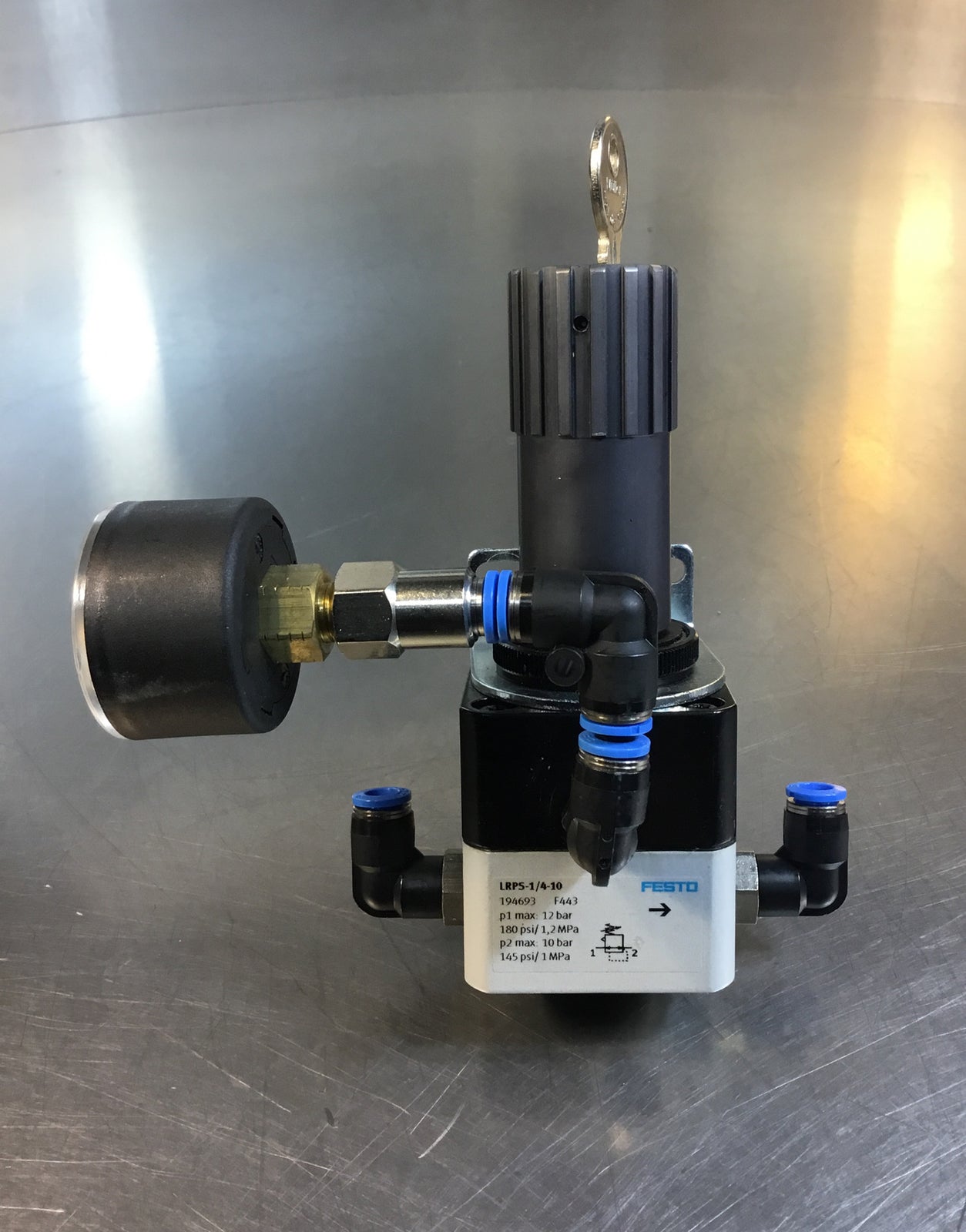 FESTO 194693 PRECISION PRESSURE REGULATOR LRPS-1/4-10 Loc.6A – Palmetto ...