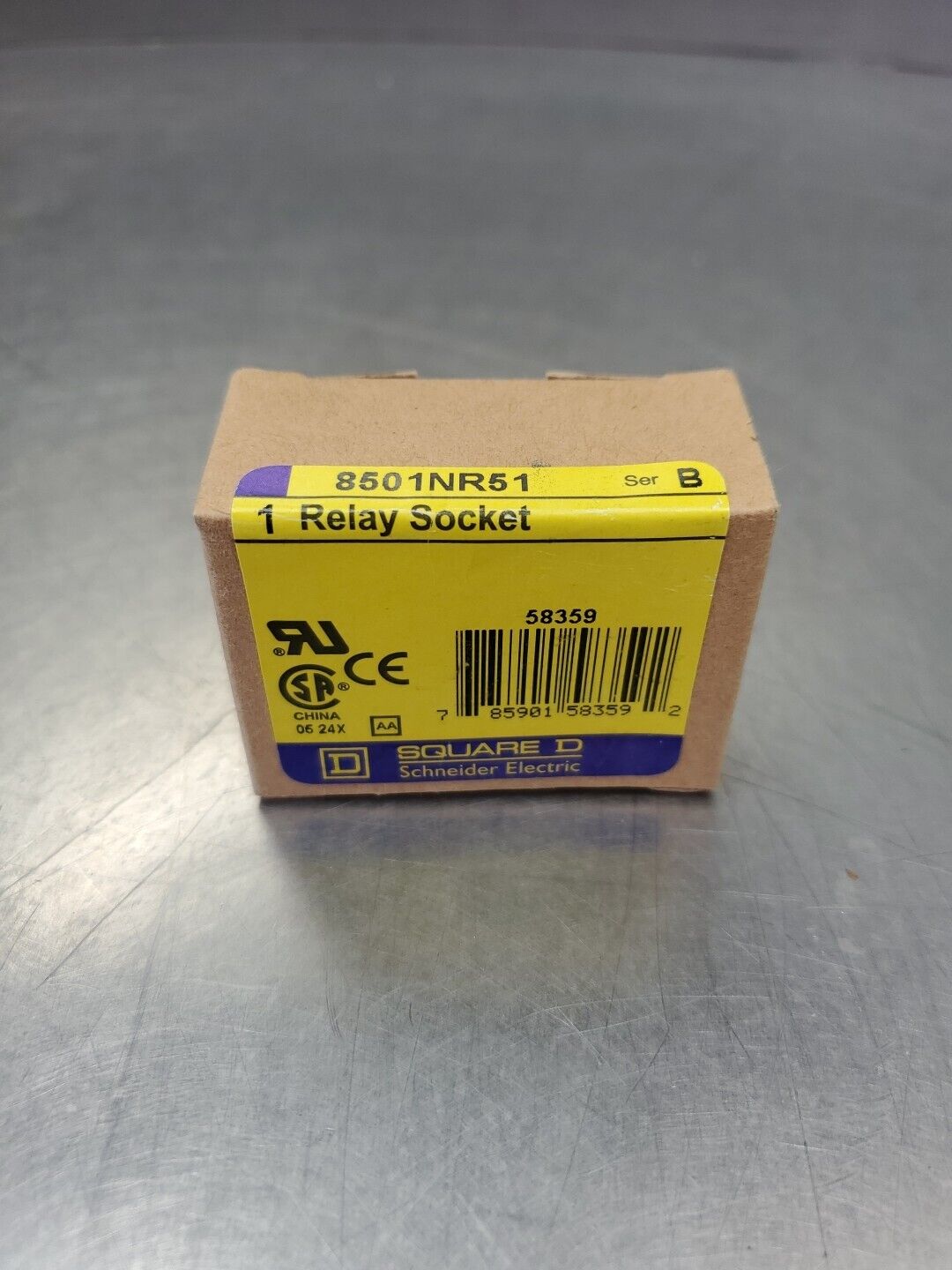 SQUARE D 8501NR51 Ser B RELAY SOCKET BASE. 4C-43 – Palmetto Automation Inc.