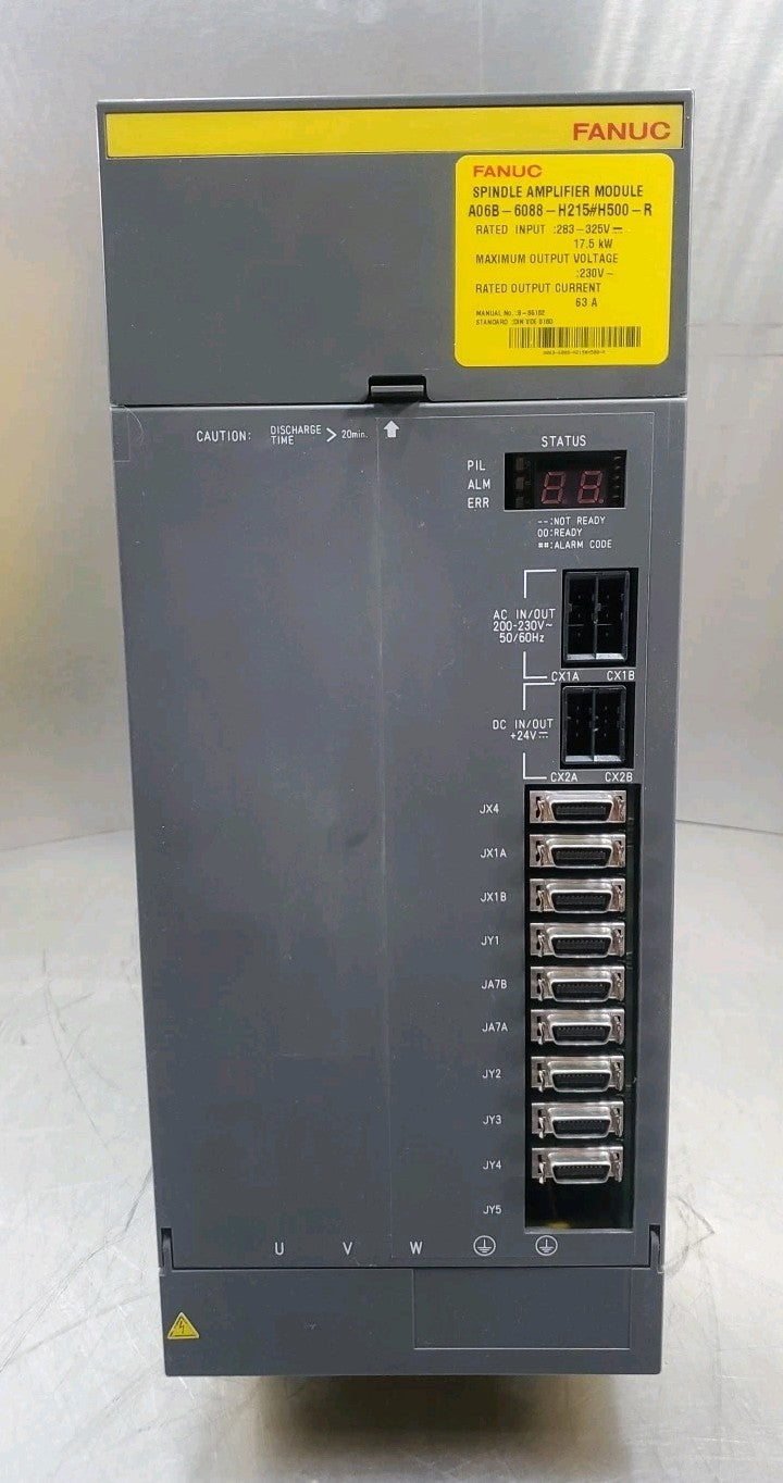 Fanuc A06B-6088-H215#H500-R Spindle Amplifier Module. 1E-45 – Palmetto ...