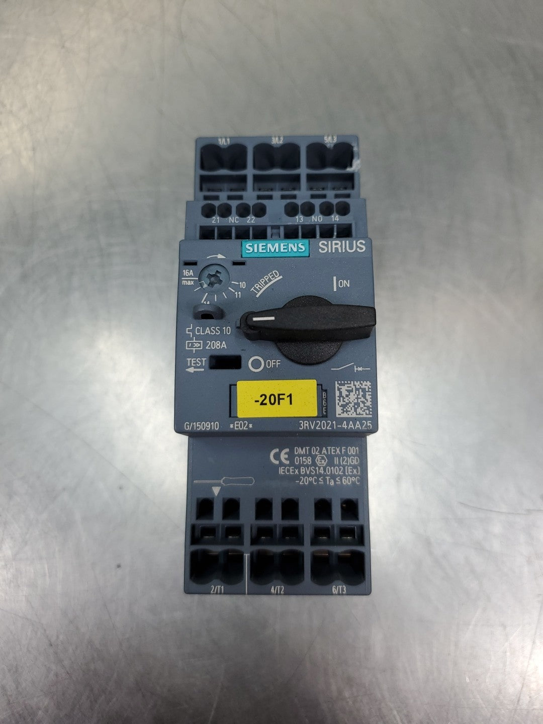 Siemens 3RV2021-4AA25 SIRIUS Circuit Breaker. 4F-48 – Palmetto ...