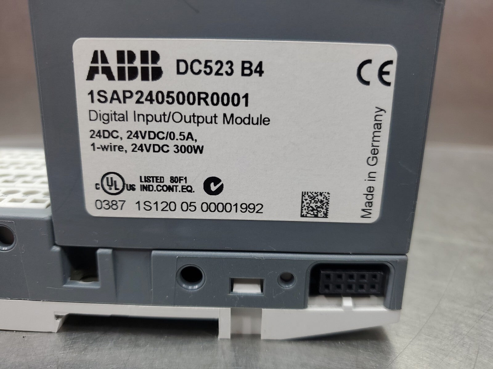 ABB DC523 B4 (1SAP240500R0001) 24V Digital I/0 Module. 3B-12 – Palmetto ...