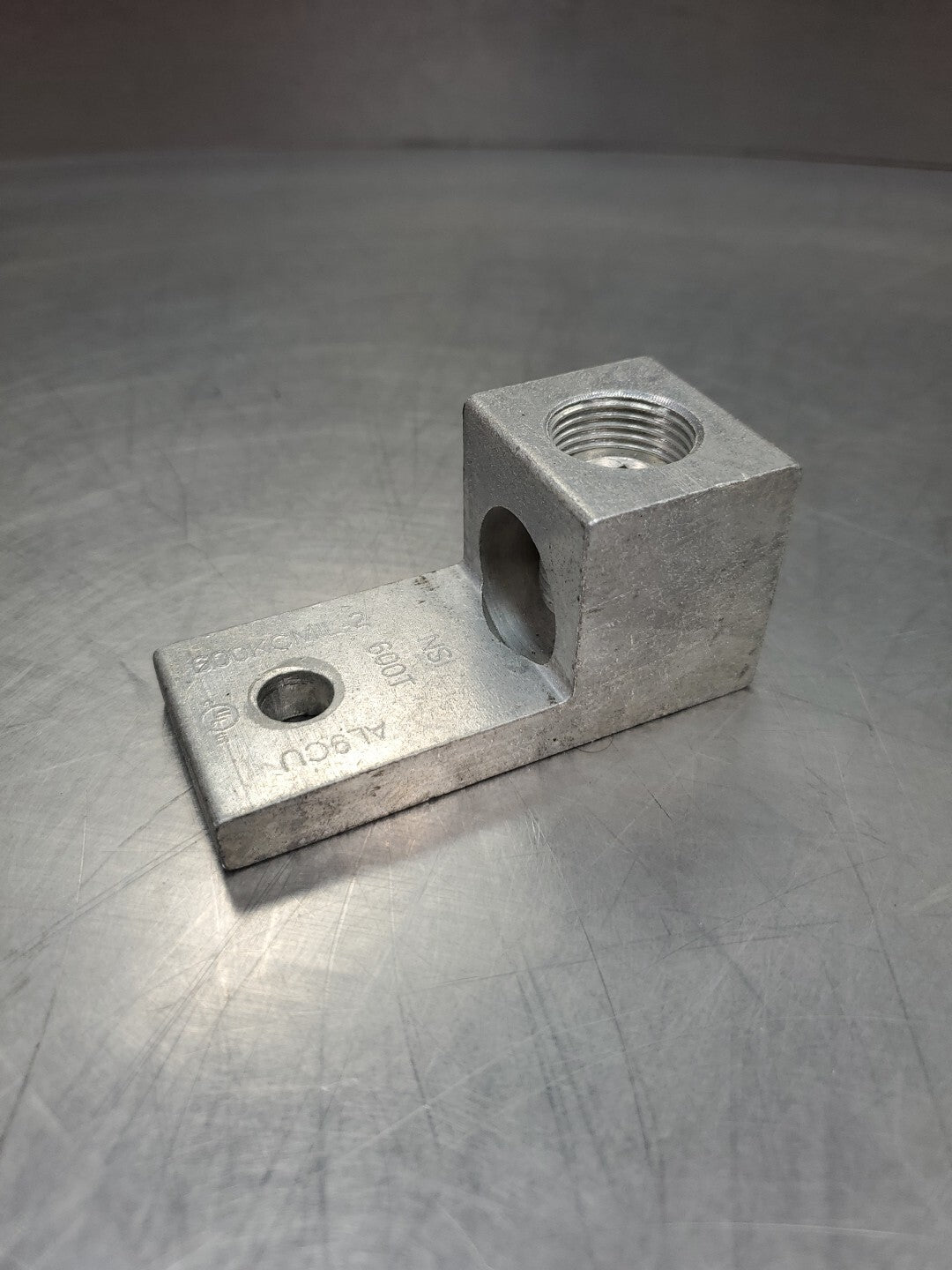 NSI 600KCMIL-2 AL9CU Aluminum Lug, 80mm Length, 25mm Opening. 4C-26 ...