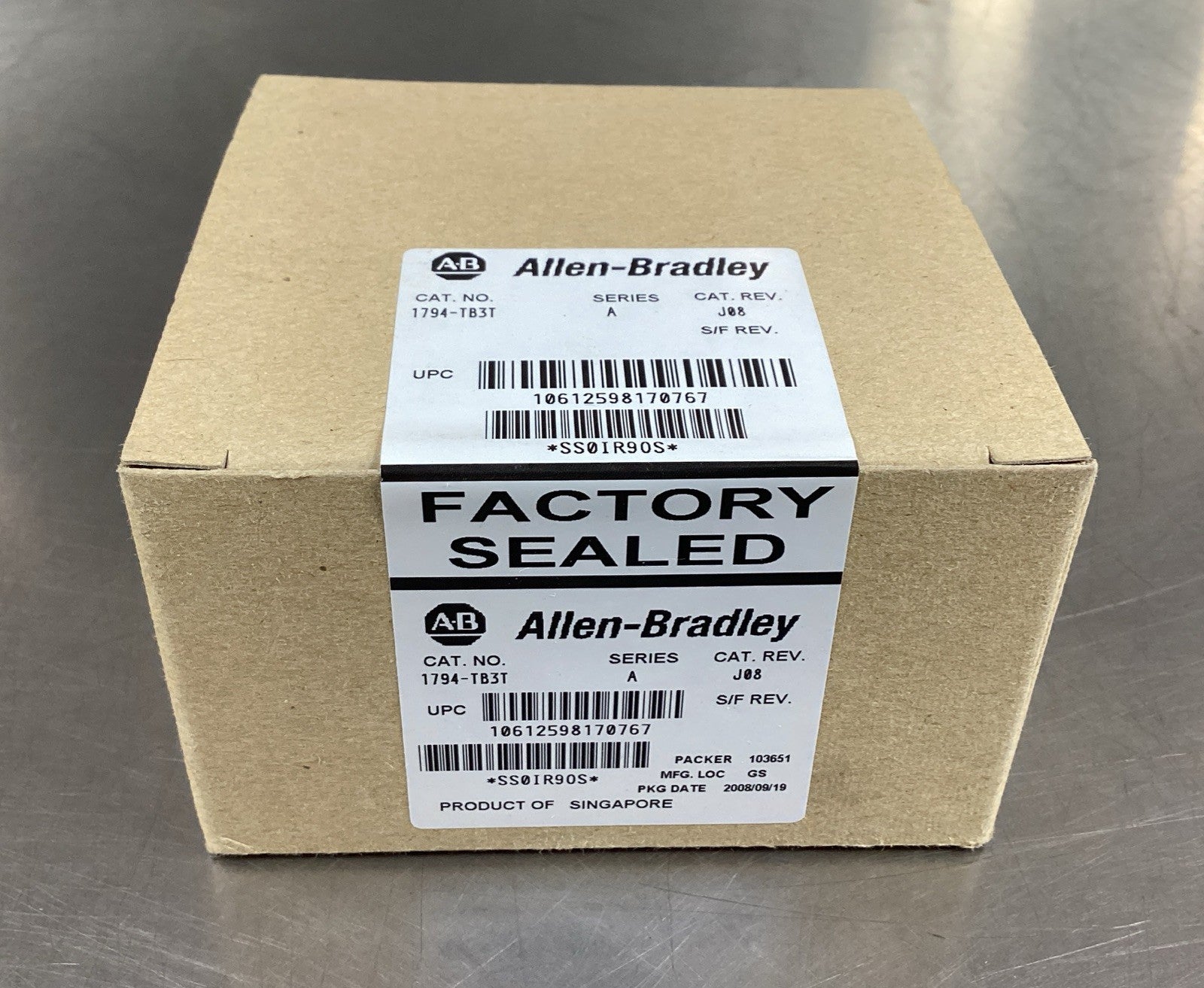 Allen-Bradley 1794-TB3T /A Terminal Base Unit 3C-40 – Palmetto ...