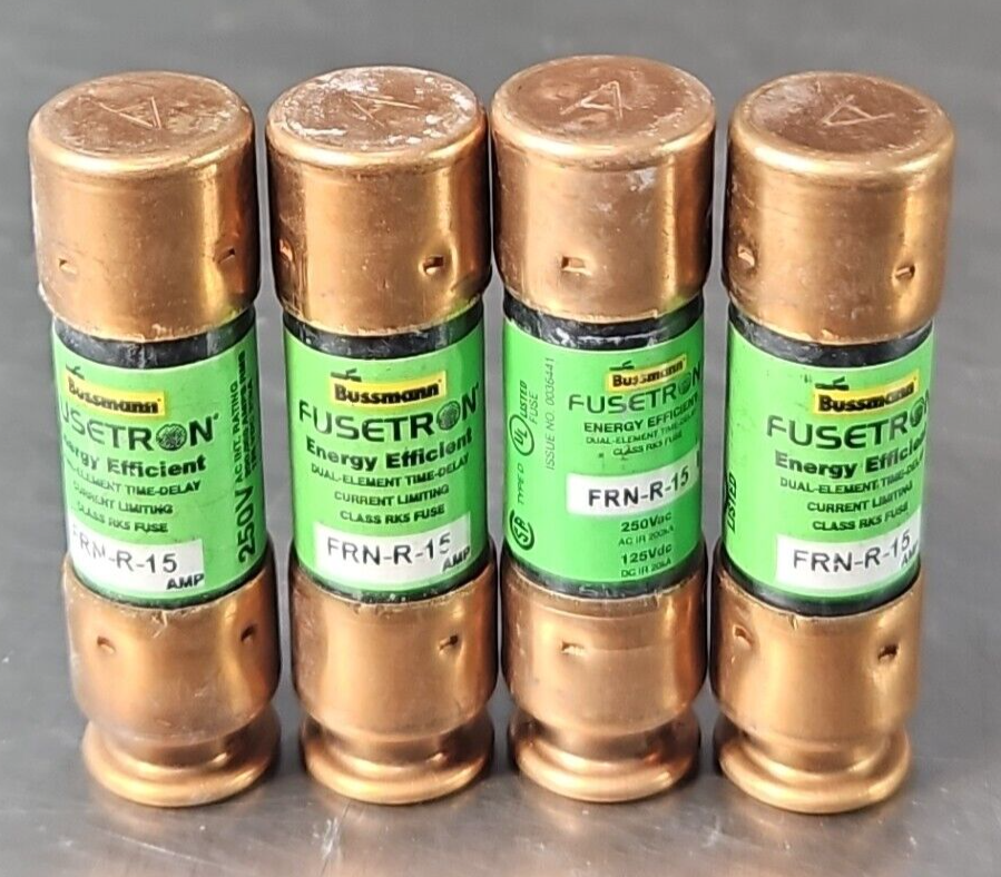 Bussmann FRN-R-15 Amp Fuses Energy Efficient loc4C27 – Palmetto ...