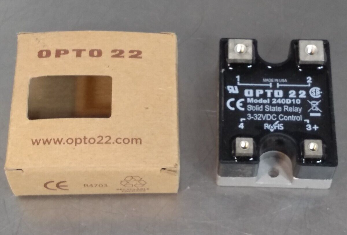 OPTO22 240D10 Solid State Relay Loc4E41 – Palmetto Automation Inc.