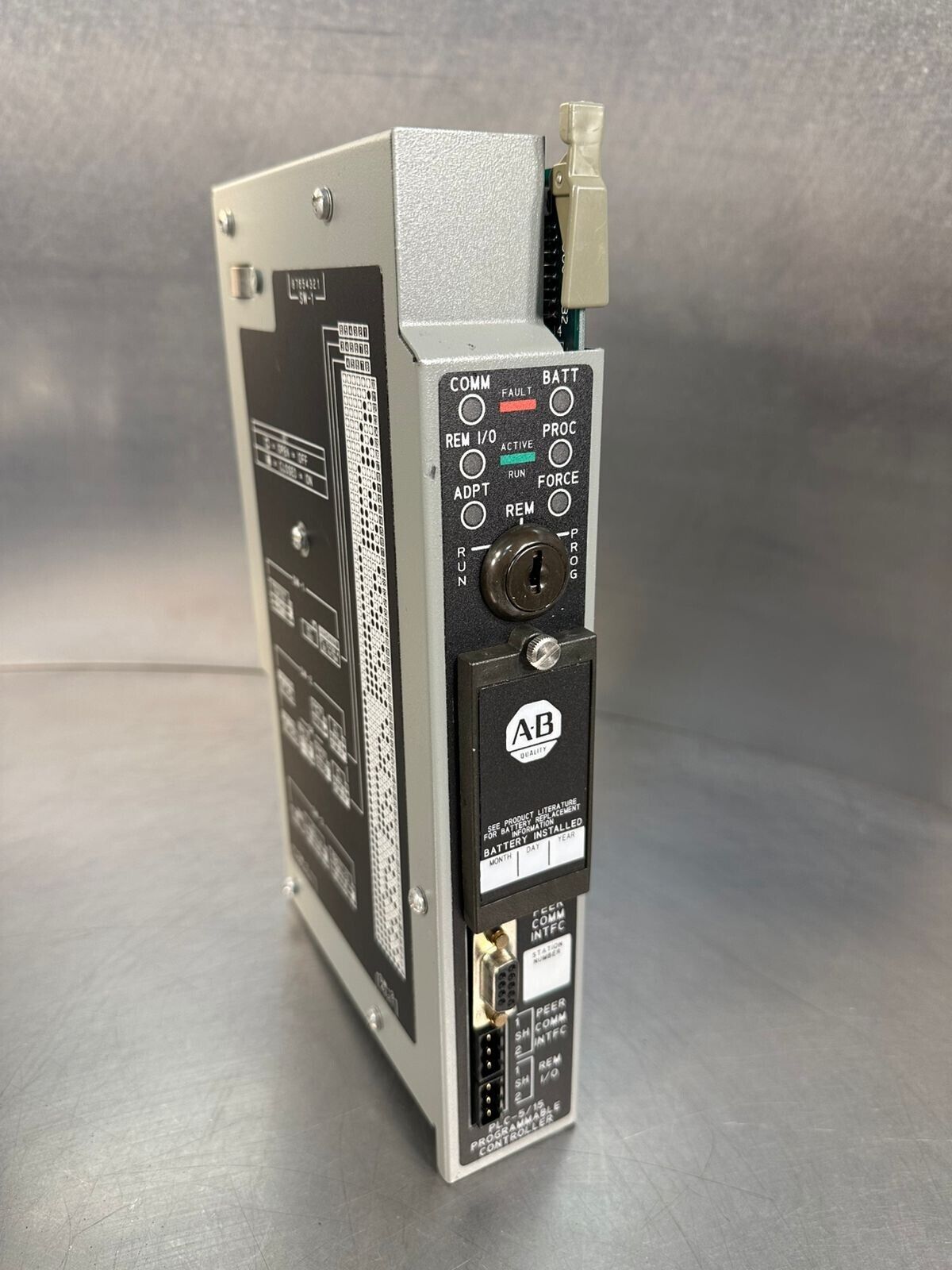 Allen Bradley PLC-5/15 Processor Module 1785-LT /B (3E-35) – Palmetto ...