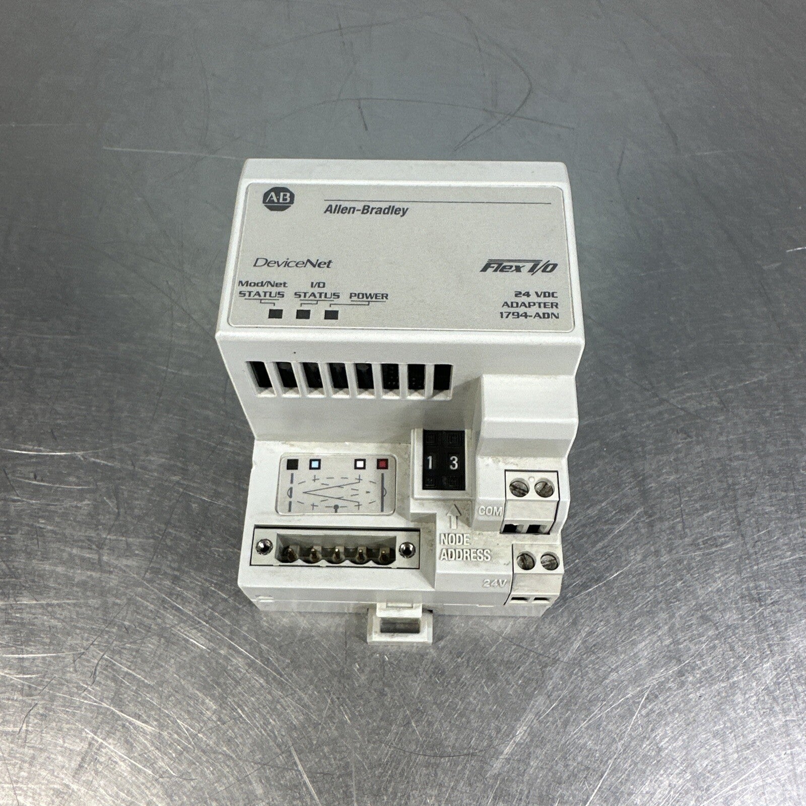 Allen Bradley 1794-ADN Series B DeviceNet Adaptor 1794ADN (BIN-1.3.4 ...