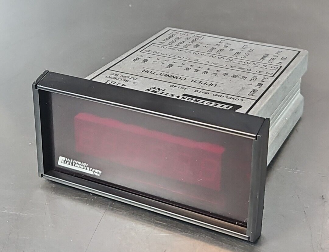 Cincinnati Electrosystems 4161 Displays Model Number (BIN414 ...