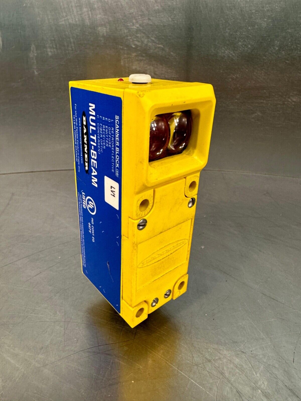 Banner LV1 Multi Beam Scanner Block (5E-28) – Palmetto Automation Inc.