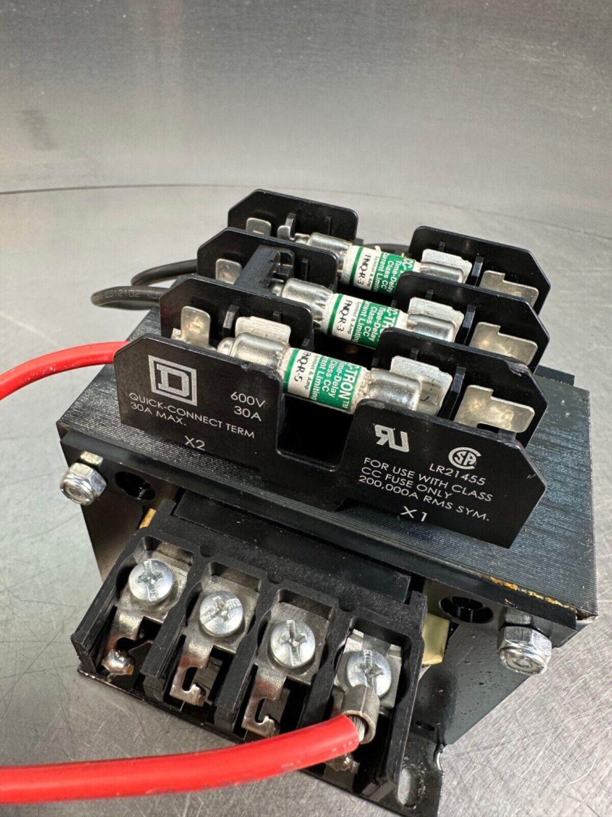 Square D 9070TF500D1 Transformer LR21455 600V 30A Fuse Holder(5C-19 ...