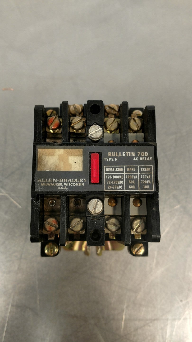 ALLEN BRADLEY RELAY 700-NT400A1 SER. C 4F – Palmetto Automation Inc.