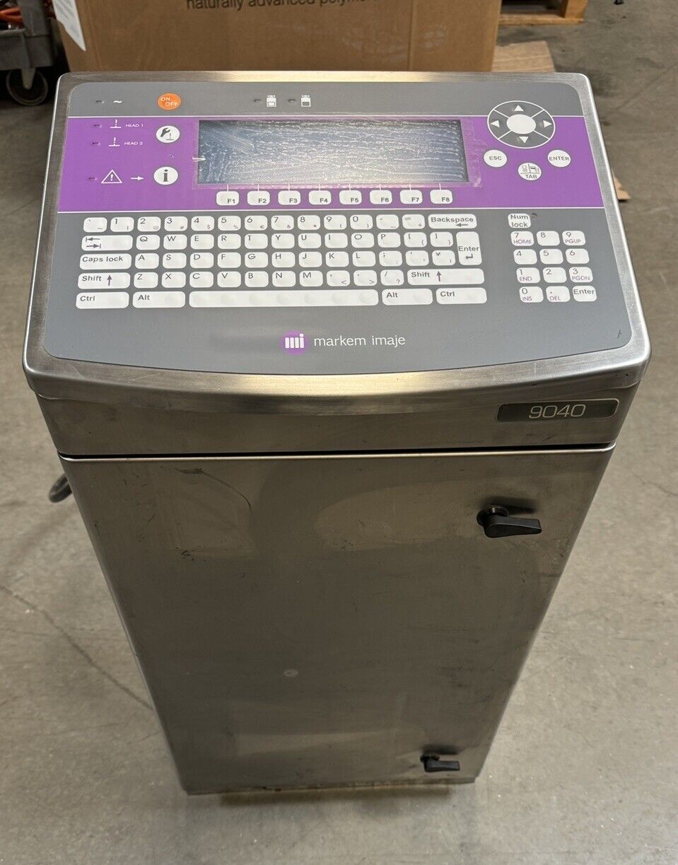 Markem-Imaje 9040 Ink Jet Printer with ENP35372/B Print head module ...