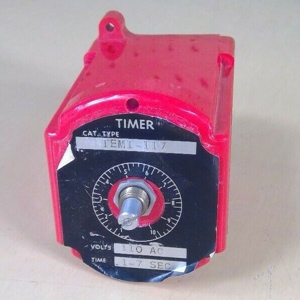 Arrow Hart TEMI-117 TIMER 110VAC .1-7 SEC 5D-4 – Palmetto Automation Inc.