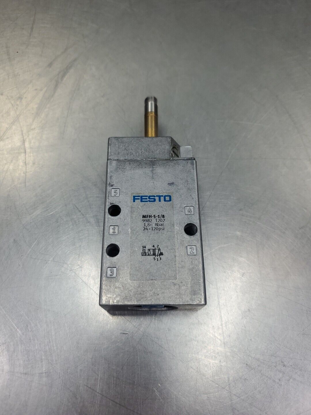 Festo MFH-5-1/8 (9982 T202) Solenoid Valve, 24-120PSI. 6B-3 – Palmetto ...