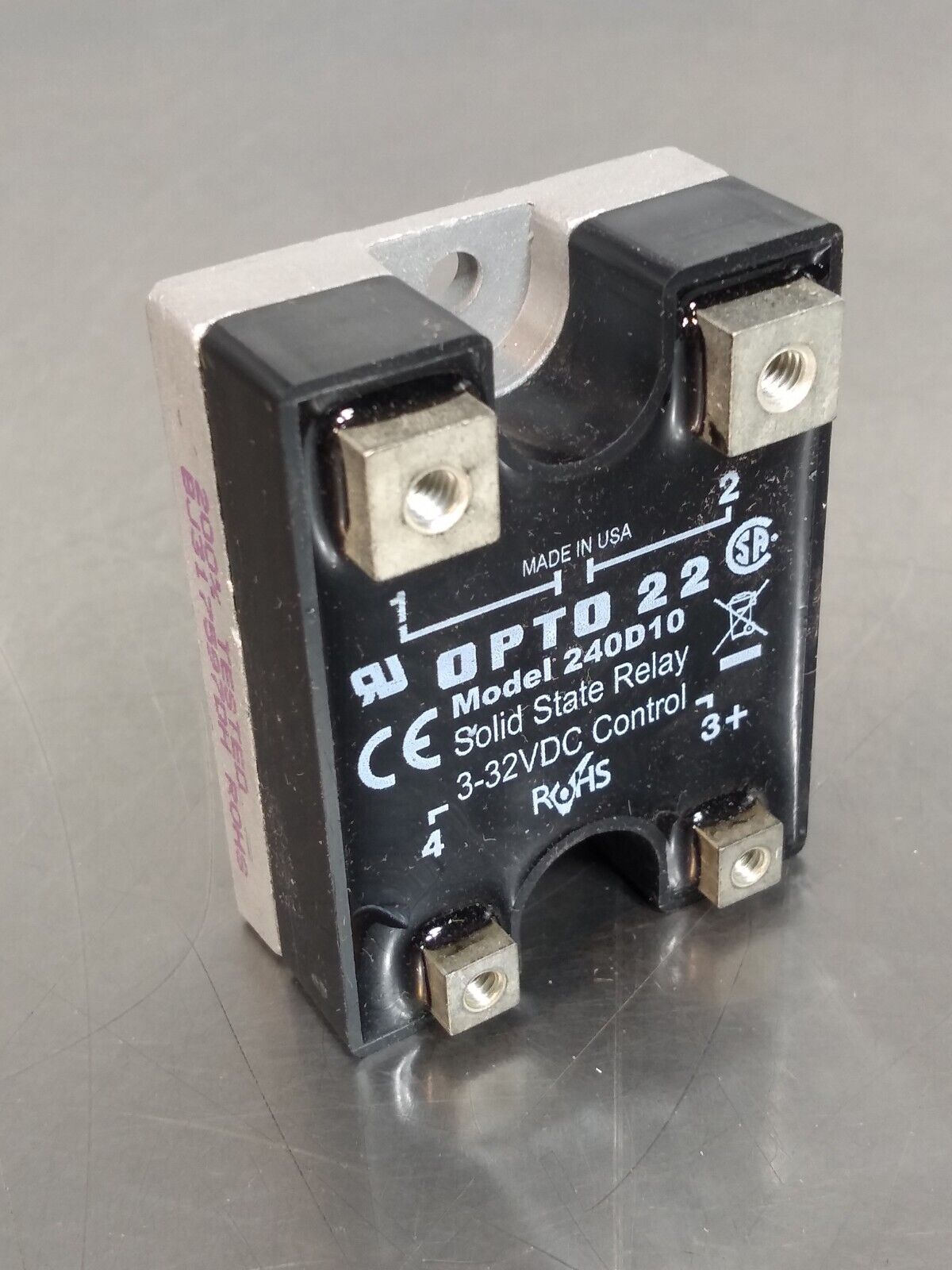 OPTO22 240D10 Solid State Relay Loc4E41 – Palmetto Automation Inc.