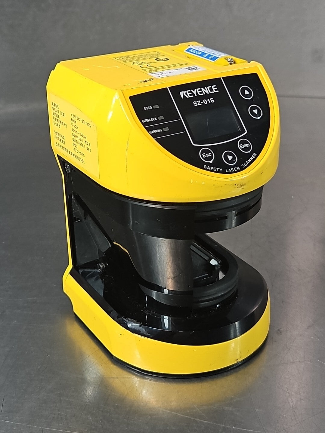 Keyence SZ-01S Safety Laser Scanner 24VDC (BIN3.4.4) – Palmetto ...