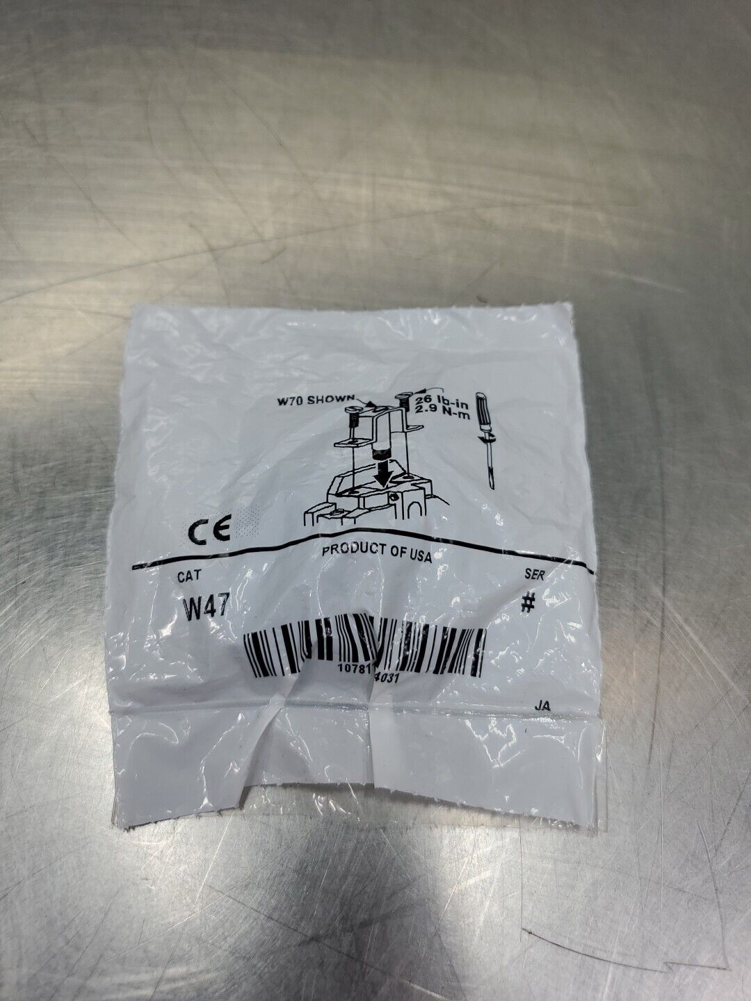 Allen Bradley Type W47 Thermal Overload Heater Element, Bagged. 4C-29 ...