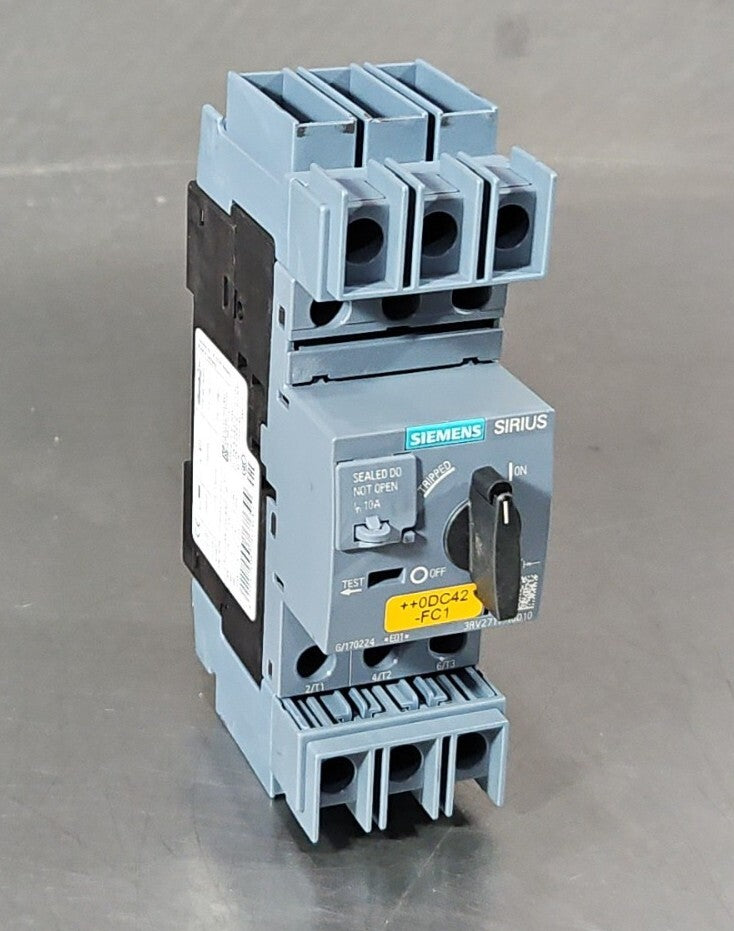 Siemens 3RV2711-1JD10 Circuit Breaker 4E-19 – Palmetto Automation Inc.