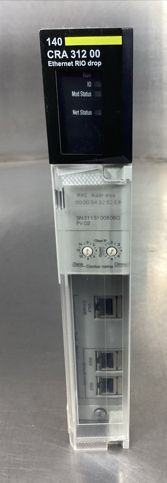 Schneider Electric 140CRA31200 Modicon Quantum Ethernet RIO Drop 3B-27 ...