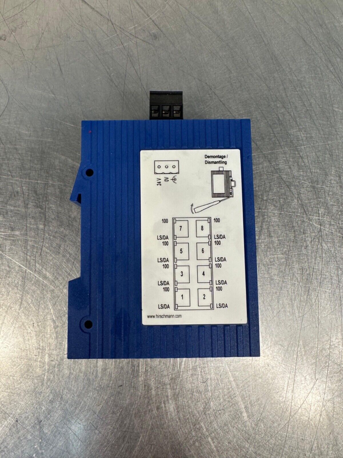 Hirschmann Spider 8TX Rail Switch / Spider-8TX (4B-27) – Palmetto ...