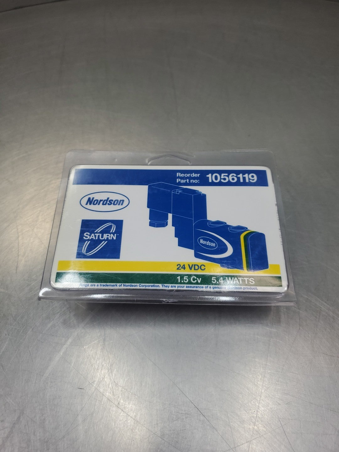 Nordson 1056119 Solenoid Valve, 24VDC, 1.5Cv, 5.4 Watts. 5C-31 ...