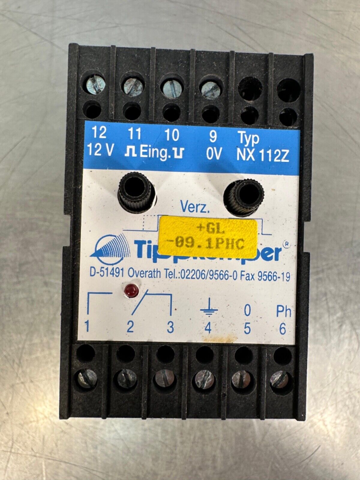 Tippkemper NX-112-Z Power Supply 110VAC 40mA (4B-29) – Palmetto ...