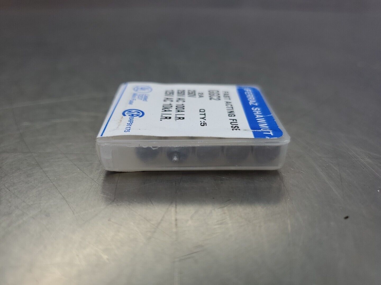 Ferraz Shawmut GGC2 Fast-Acting Fuse, 250V 2A - Lot of 5. 4C-38 ...