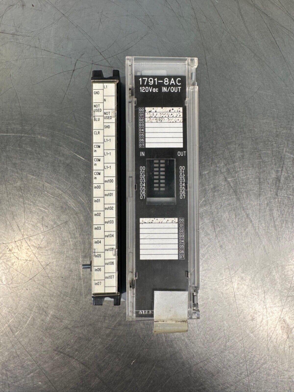 ALLEN BRADLEY 1791-8AC SerB Block I/O Module 120VAC 8 Inputs (3C-26 ...