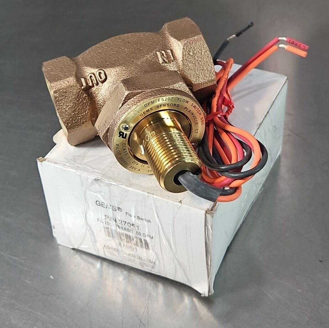 GEMS 27051 Flow Switch Sensor (BIN545) – Palmetto Automation Inc.